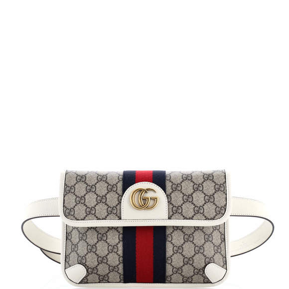 Gucci | Bags | Gucci Ophidia Flap Belt Bag Gg Coated Canvas With ...